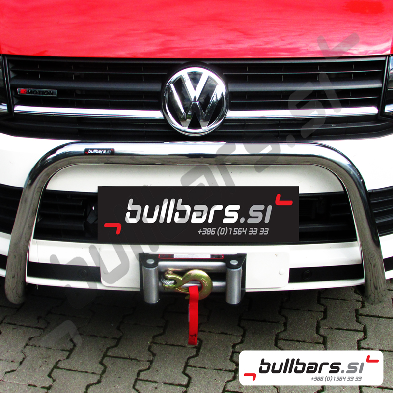 INOX bull bar brez prečne cevi fi60/2mm - Volkswagen Multivan ...