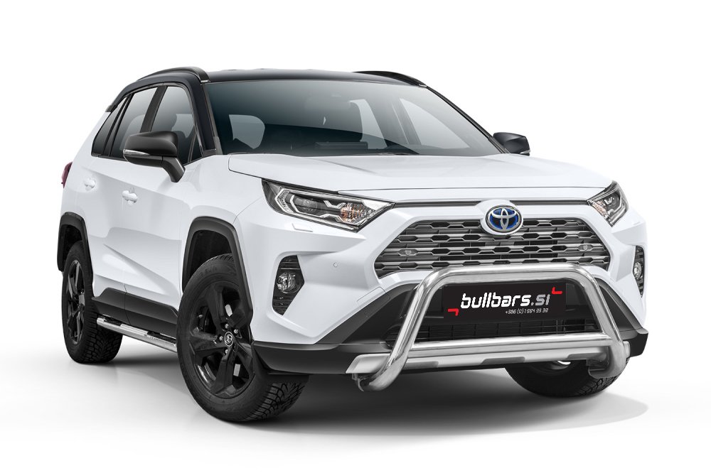 EU INOX bull bar fi70 s prečno cevjo - Toyota Rav 4 (2019-) - Kogovšek ...