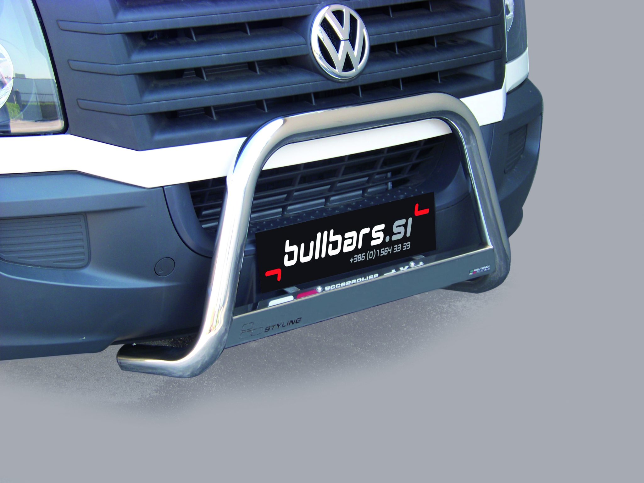 EU INOX bull bar fi63 - Volkswagen Crafter (2006-2017) - Kogovšek Trzin