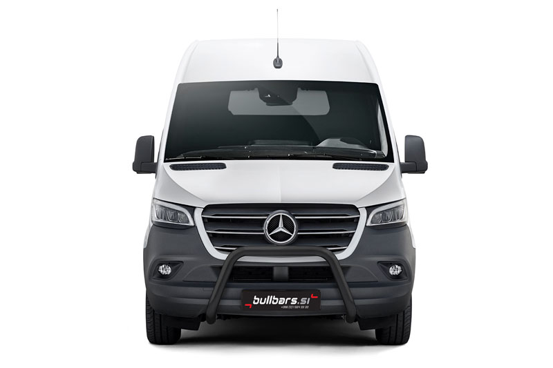 EU INOX bull bar fi70 brez prečne cevi - Mercedes Sprinter keson (2018 ...