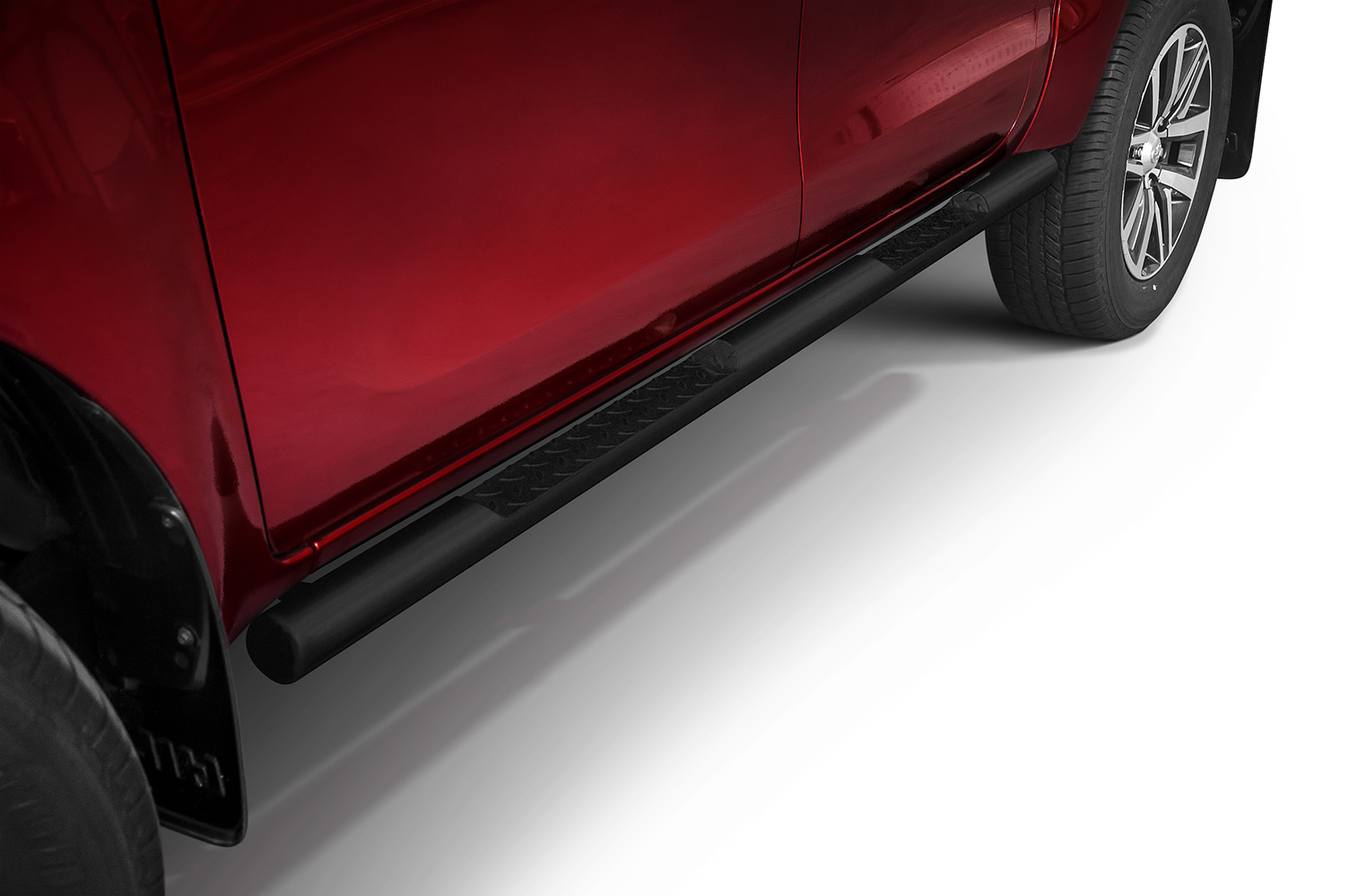 EU INOX pohodne stopnice z ALU utorom fi76 - Toyota Hi lux (2018-2021 ...