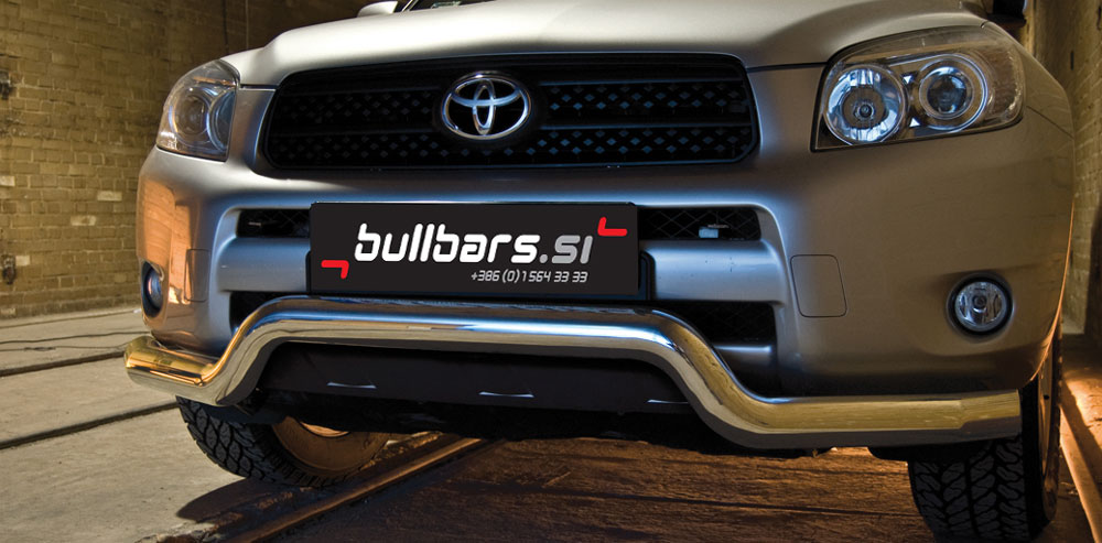 EU INOX bull bar spodaj fi70 – Toyota Rav 4 (2006-2009) - Kogovšek Trzin
